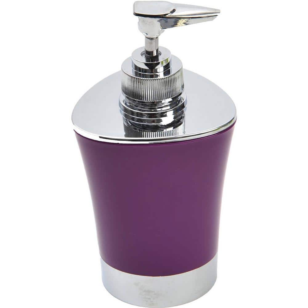Bath Soap and Lotion Dispenser -Chrome Parts -Purple 6218N170 - The ...