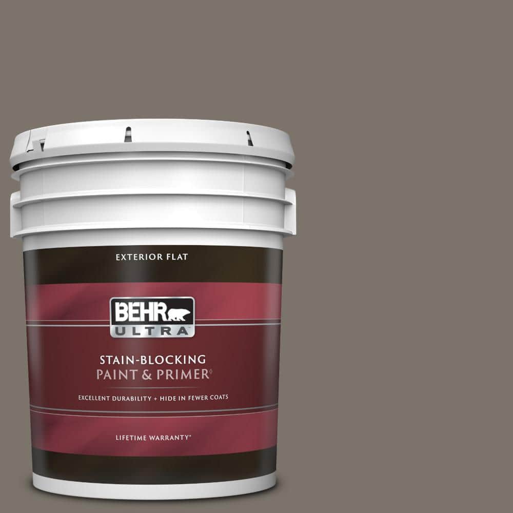 BEHR ULTRA 5 gal. #MQ2-58 Unpredictable Hue Flat Exterior Paint ...