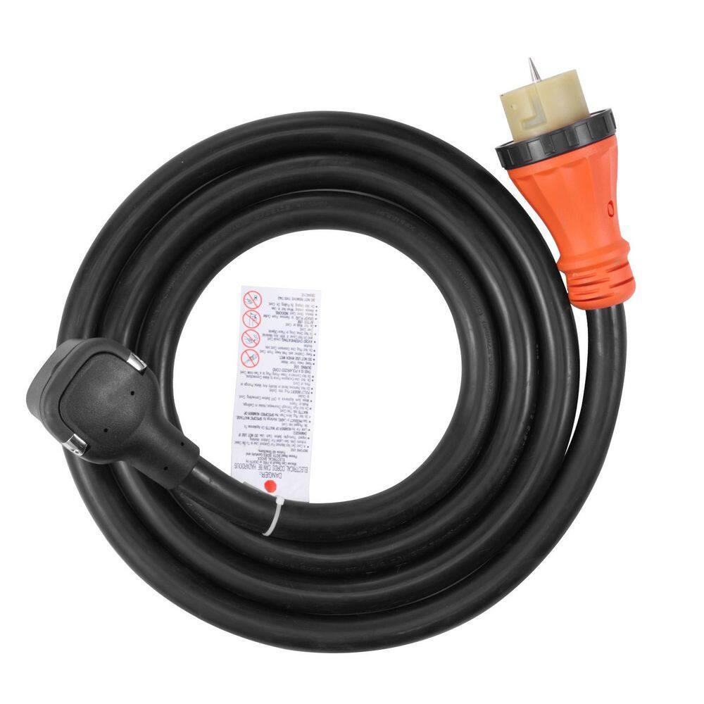 SKYSHALO 15 ft. 50 Amp 250-Volt Generator Power Cord NEMA 14-50P Plug ...