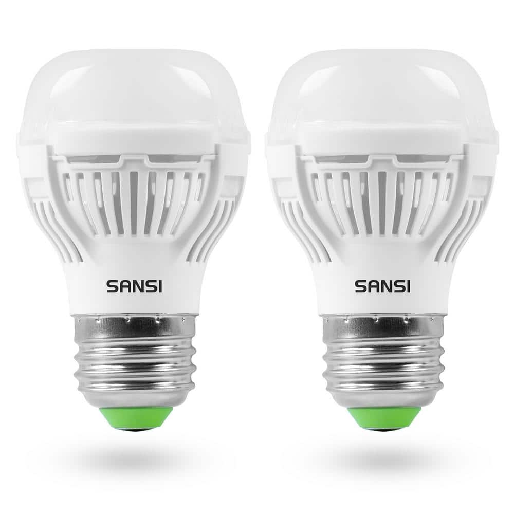 SANSI 60-Watt Equivalent A15 Daylight (5000K) Non-Dimmable E26 LED ...