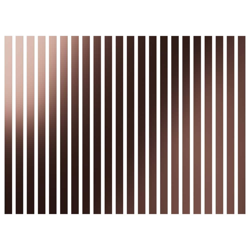 Ekena Millwork Adjustable Slat Wall 1/8 in. T x 2 ft. W x 4 ft. L Rose ...