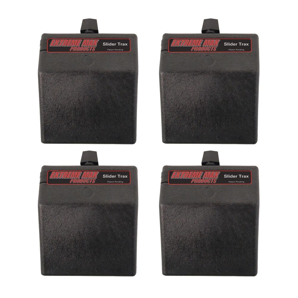 Extreme Max Slider Trax Multi-Fit Slider Base - 45°, Pack of 4 3004. ...
