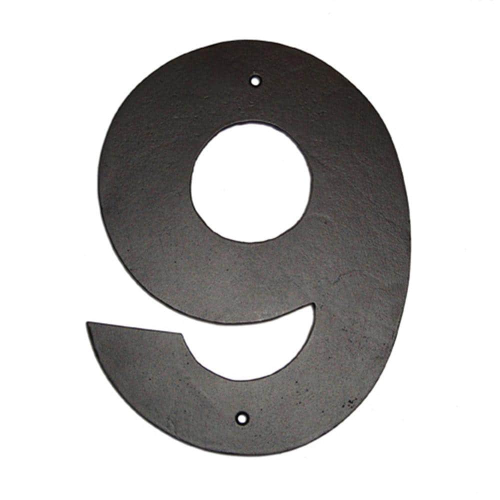 Montague Metal Products 3 in. Helvetica House Number 9 HHN-9-3 - The ...