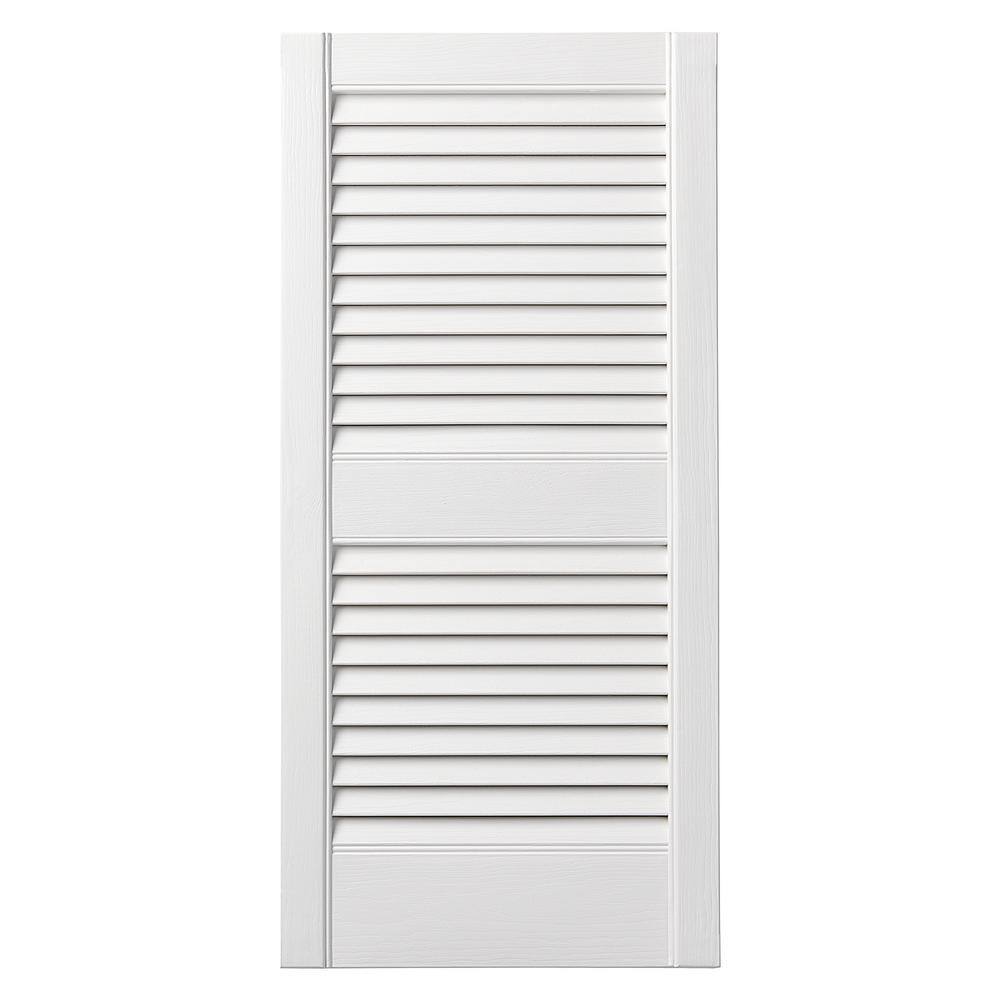 Reviews for Ply Gem 15 in. x 43 in. Open Louvered Polypropylene ...