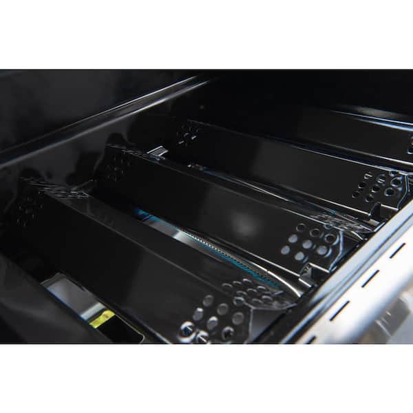 Nexgrill 5-Burner Propane Gas Grill in Stainless Steel with Side Burner ...