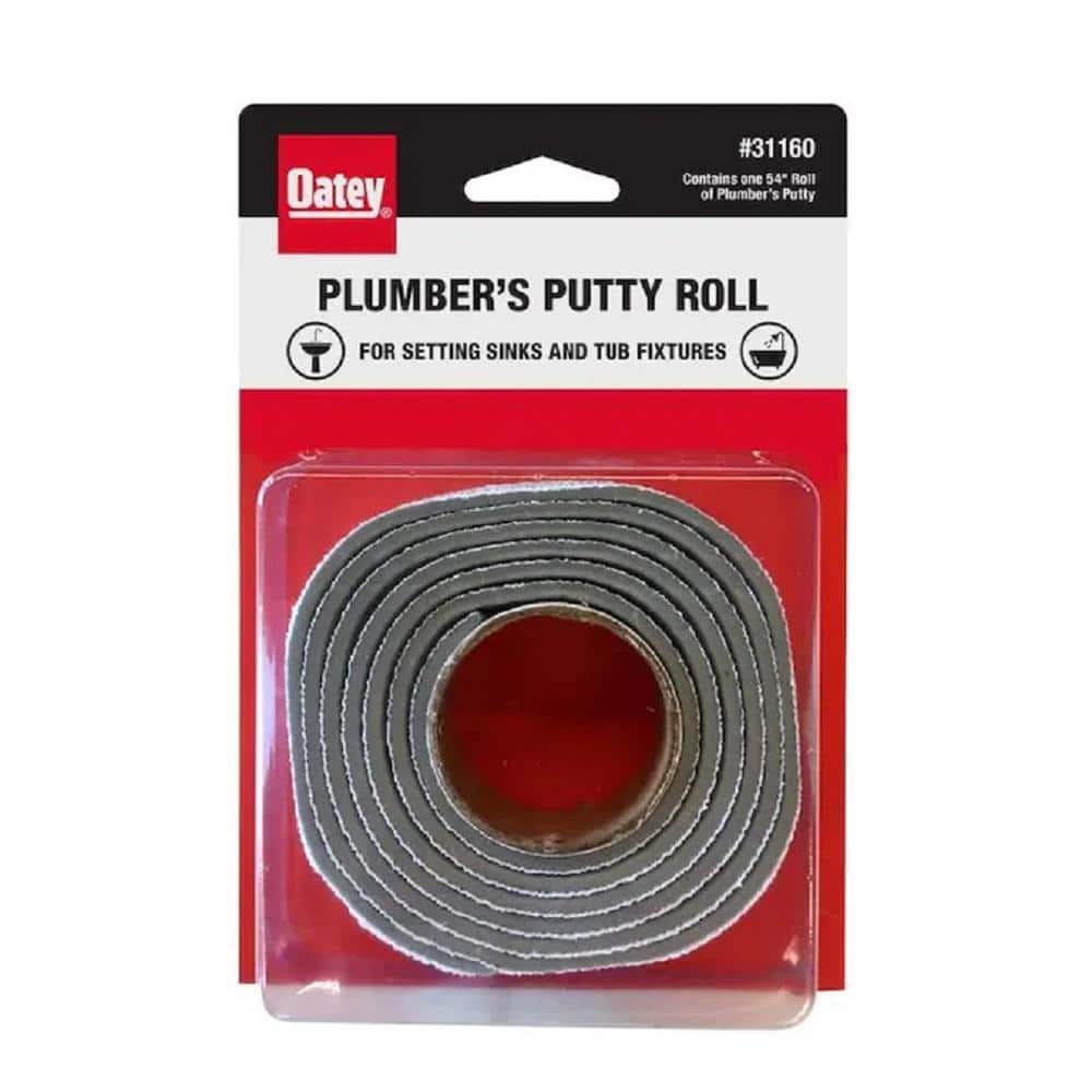 Oatey 54 in. Plumbers Putty Roll, Gray 311601 - The Home Depot
