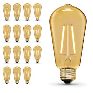 Feit Electric 150-Watt Equivalent A21 Dimmable Clear Glass Filament E26 ...