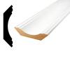 Alexandria Moulding 1 in. D x 4-1/2 in. W x 96 in. L MDF Primed White ...