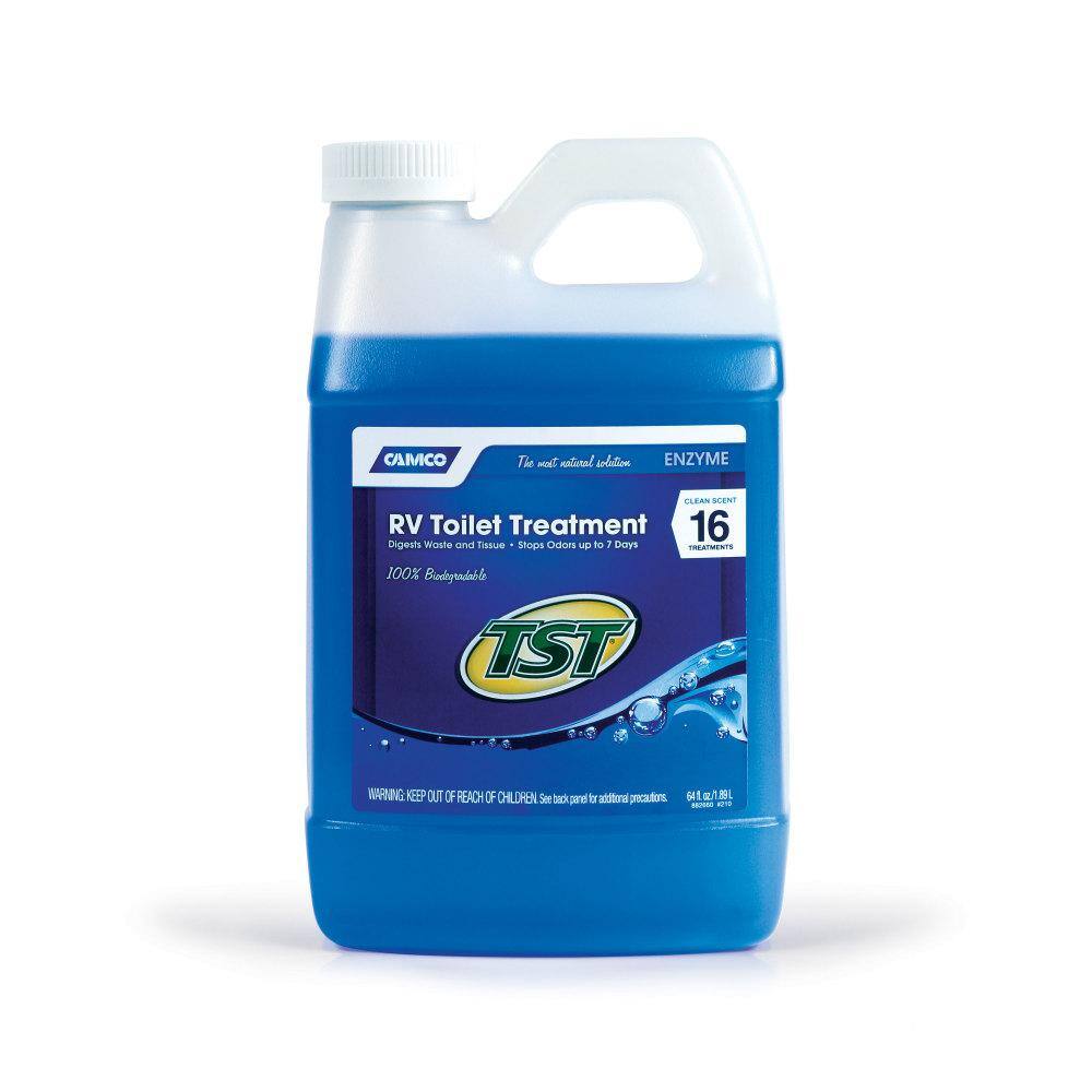 Camco Tst Blue Enzyme Toilet Treatment - 64 Oz. 41506 - The Home Depot