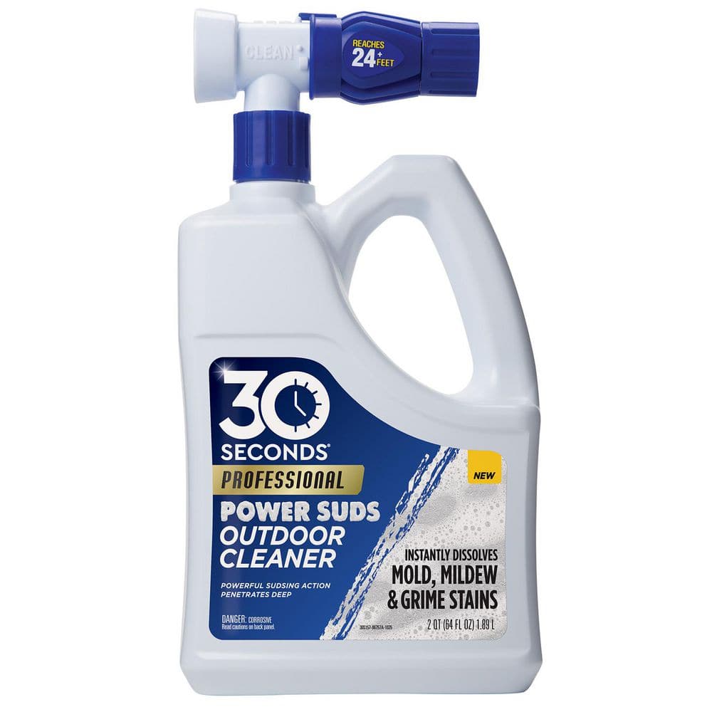 30 Seconds 64 oz. Pro Power Suds Outdoor Cleaner 30S157 - The Home Depot