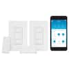 Lutron Caseta Smart Lighting Starter Kit with Smart Hub, Pico Remote, and 2 Dimmer Switches ...