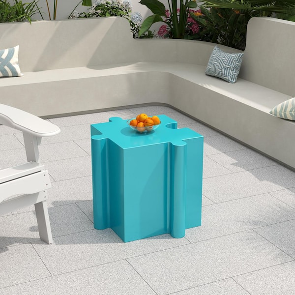 Clorrui Puzzle Art Modular Convex Edge Light Blue MGO Outdoor Side ...