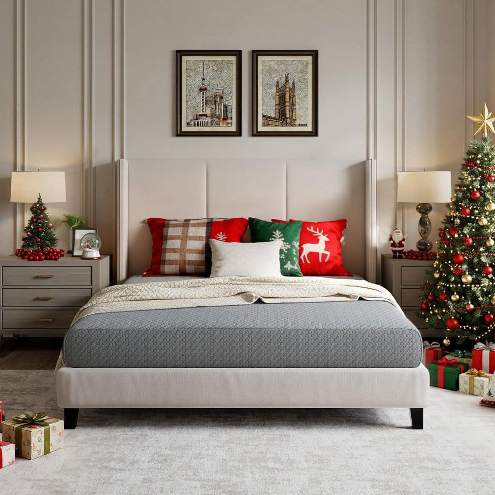 Novilla Twin Medium Gel Memory Foam 6 in. Mattress Bed-in-a-Box ...