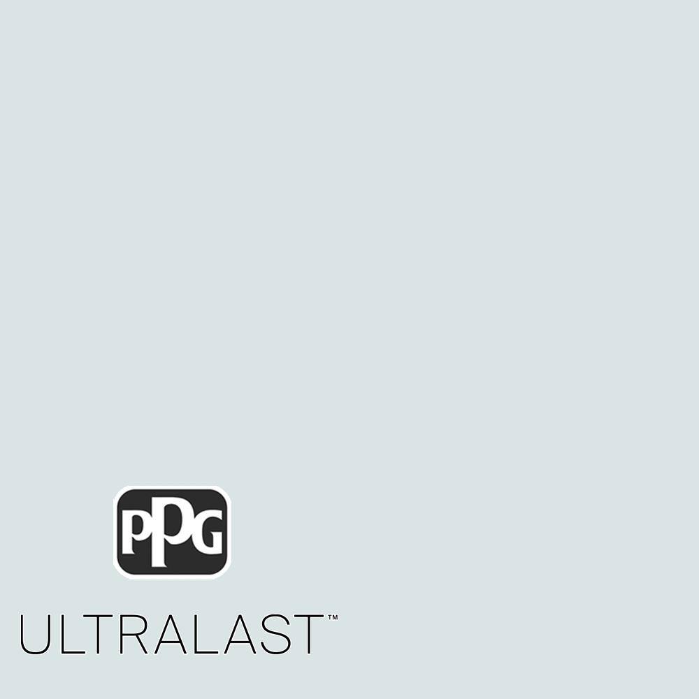 PPG UltraLast 5 gal. #PPG1149-1 Alpine Blue Eggshell Interior Paint and ...