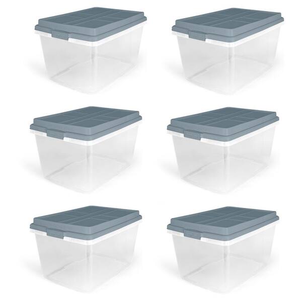 Hefty 72 qt. Storage Bin HFT-7163010665666 - The Home Depot
