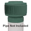 Active Ventilation 6 in. D Green Aluminum Aura PVC Vent Cap Exhaust ...