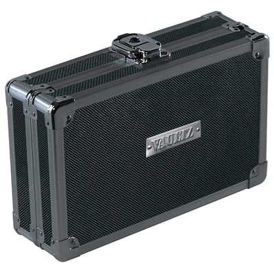 Vaultz Locking Gun Case with Security Tether and Hard-Sided in Tactical ...