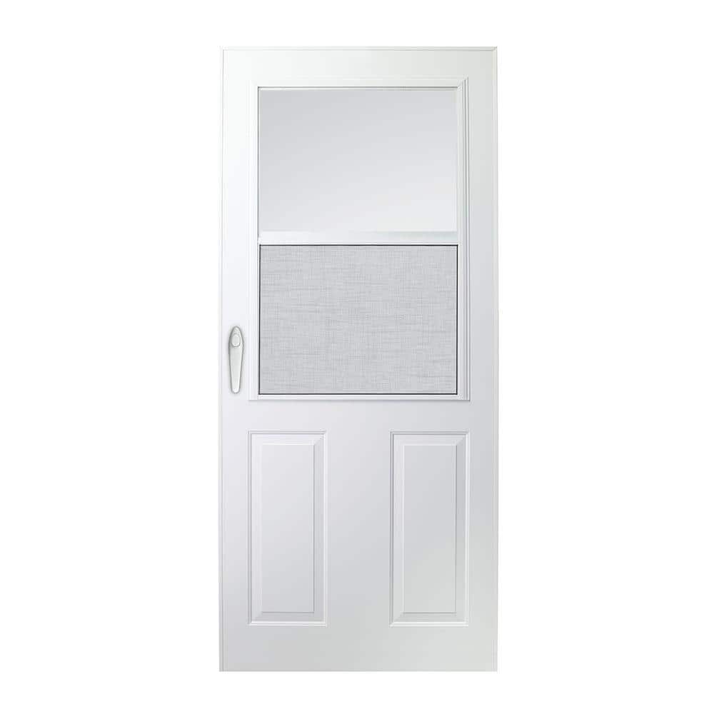 EMCO 200 Series 32 in. x 80 in. White Universal Mid-View Traditional ...