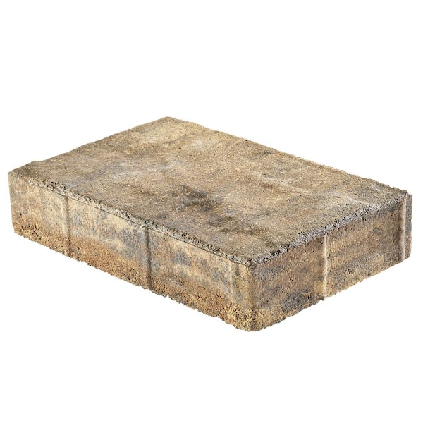 Pavestone Taverna Rec 12 in. x 8 in. x 2 in. Earth Blend Concrete Paver ...