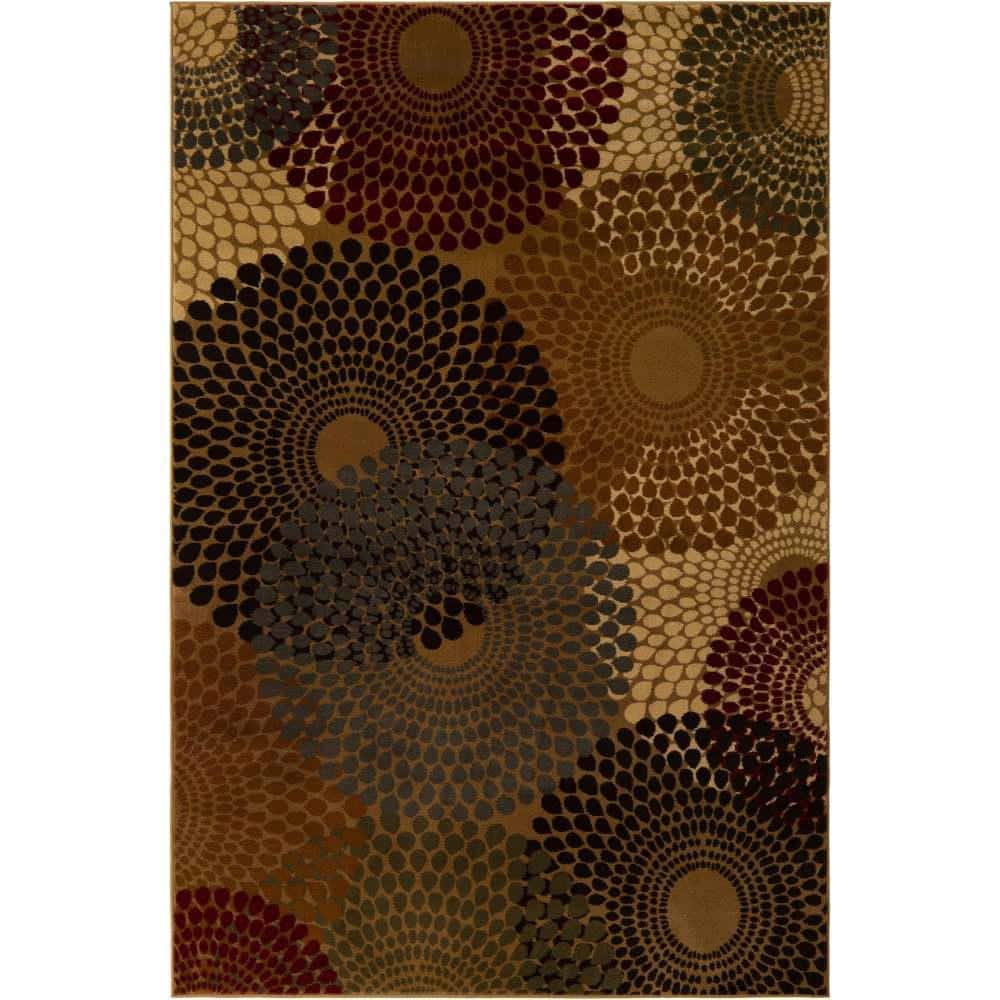 Unique Loom Barista Java Beige 6' 1 x 9' 0 Area Rug 3190143 - The Home ...