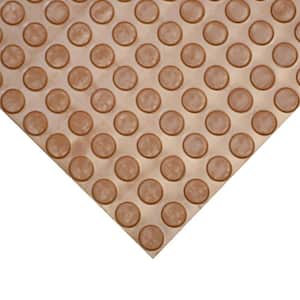 Rubber-Cal Coin-Pattern 3 ft. x 25 ft. Black Thermoplastic Rubber ...