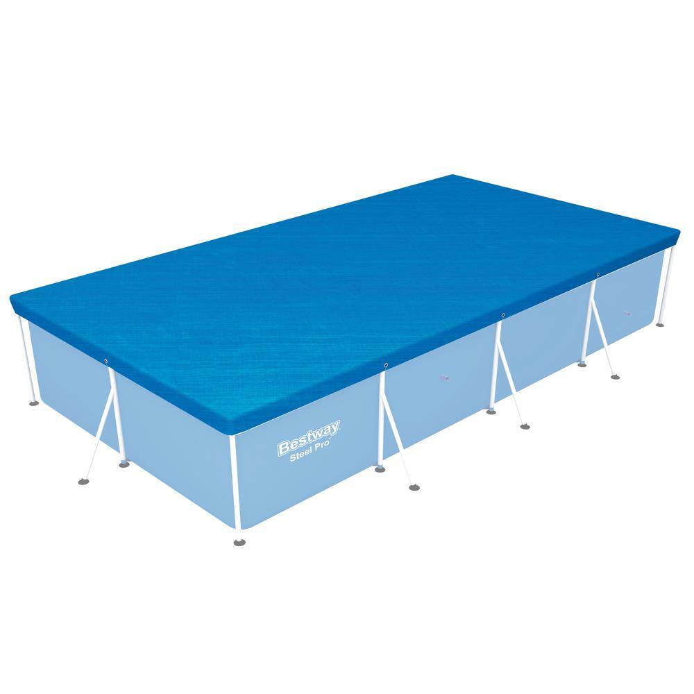 Bestway Flowclear Pro Rectangular Above Ground Swimming Pool Leaf Cover ...