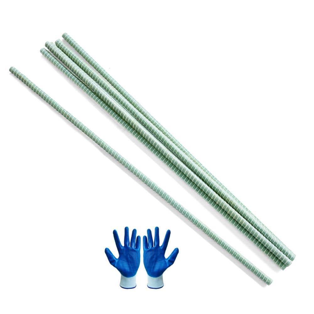 Wellco 0.7 in. x 72 in. #6 Nature Surface FRP Rebar (6-Pack) RB0772W6 ...