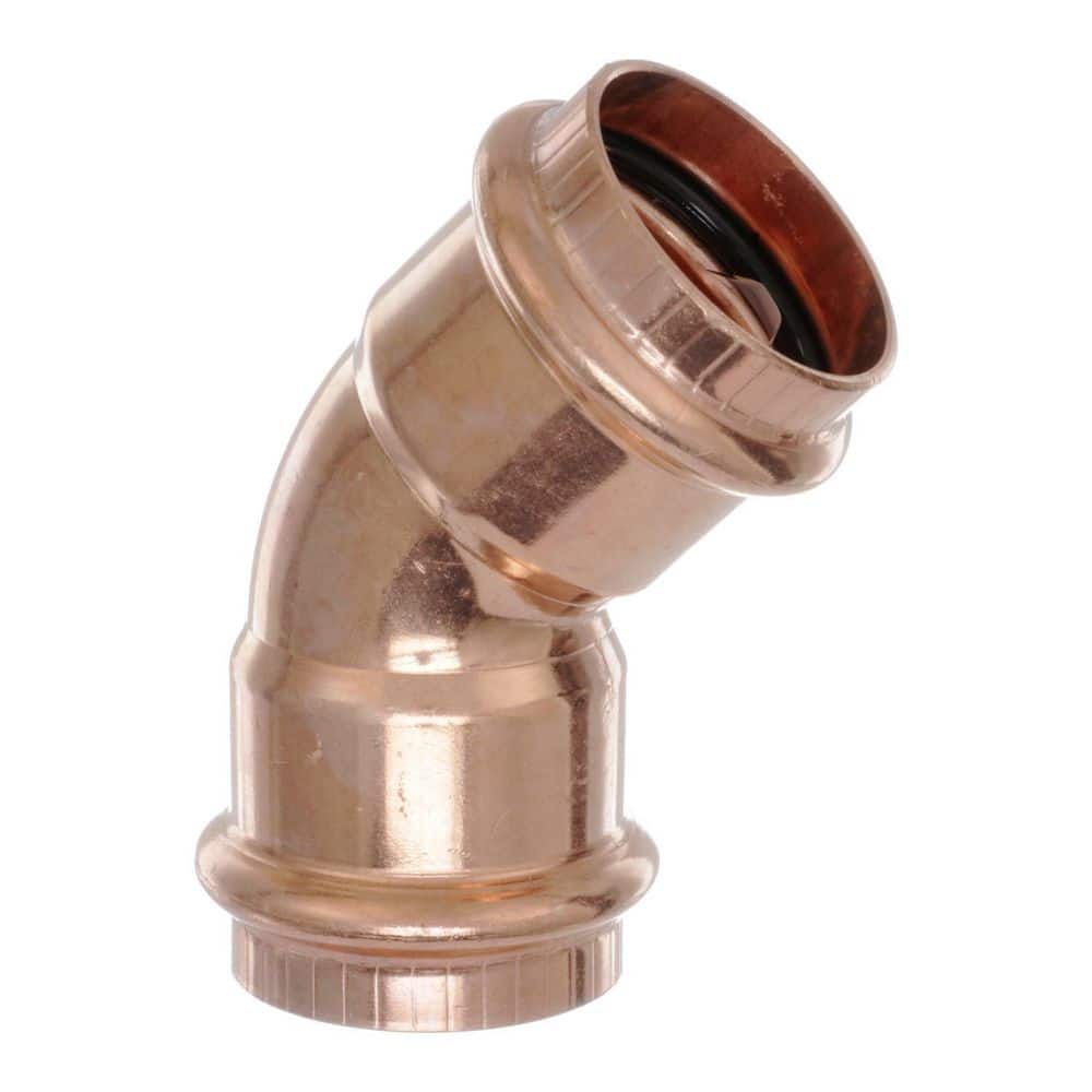 Reviews for Viega ProPress 1-1/2 in. Press Copper 45-Degree Elbow | Pg ...