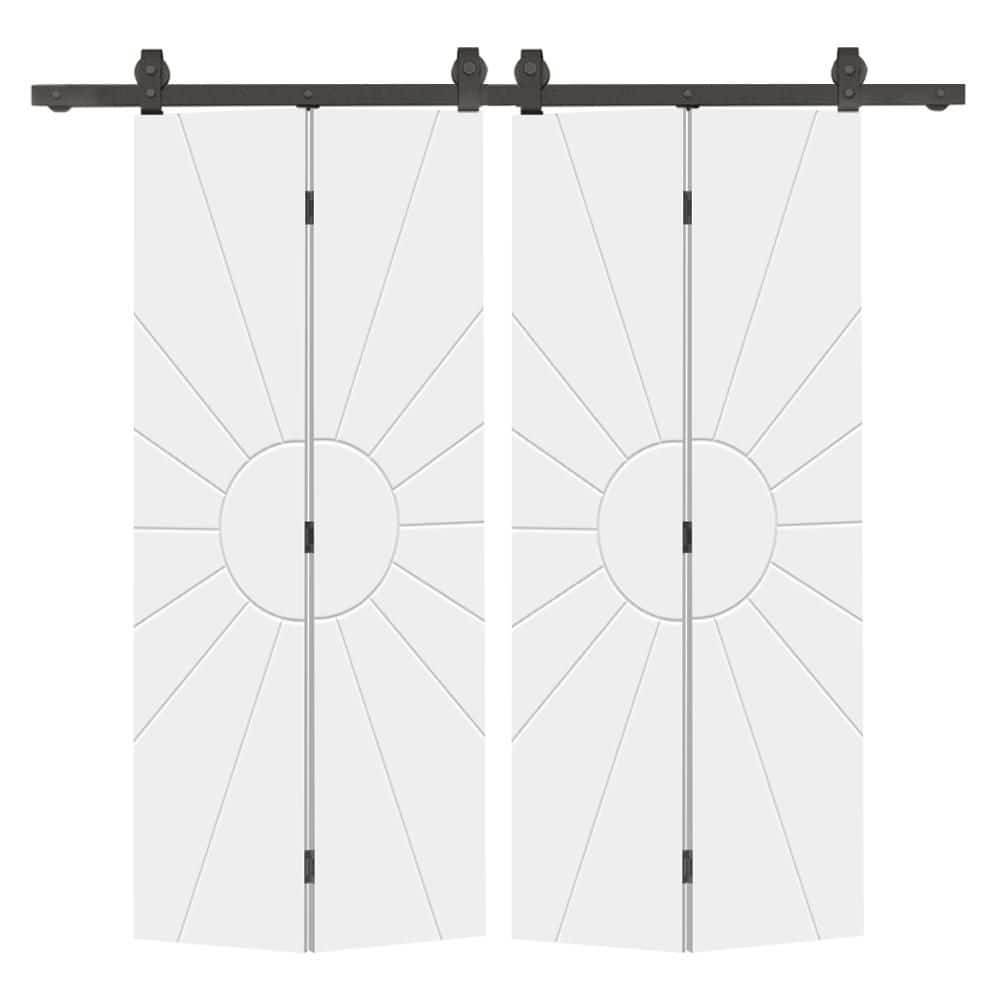Reviews for CALHOME Sun 56 in. x 84 in. Hollow Core White Painted MDF ...