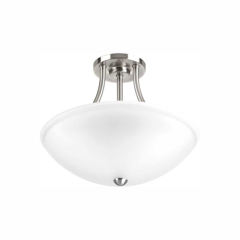 Progress Lighting Gather Collection 17-Watt Brushed Nickel Integrated ...