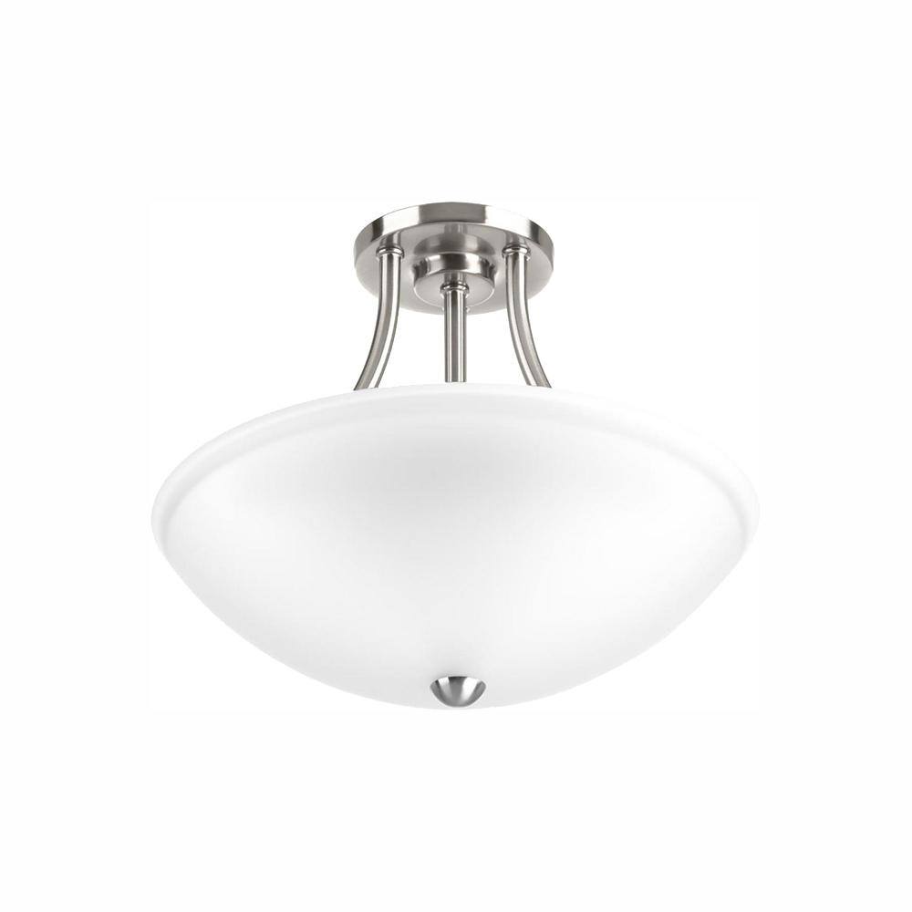 Progress Lighting Gather Collection 17-Watt Brushed Nickel Integrated ...