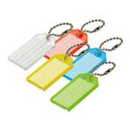 Lucky Line Products Key Tag with Ball Chain in Assorted Colors (Pack of ...