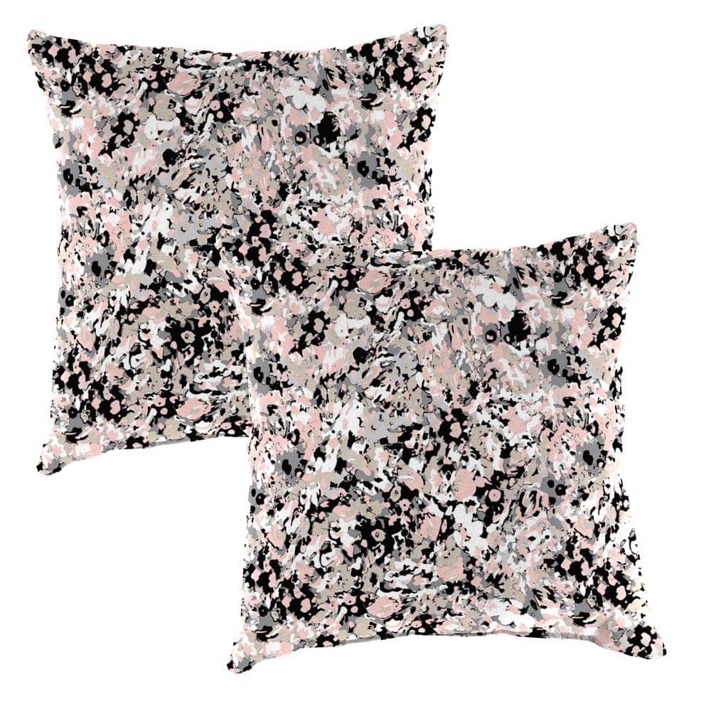 Jordan Manufacturing 16 in. L x 16 in. W x 4 in. T Square Outdoor Throw ...