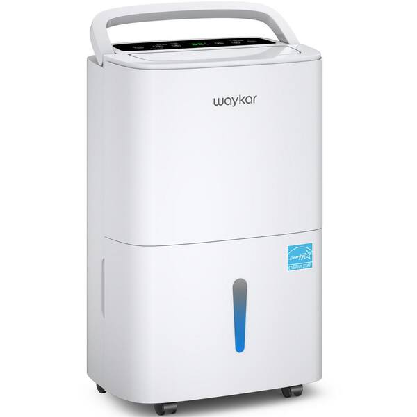 waykar 150 pt. Maximum Coverage area 7,000 sq. ft. Bucket Dehumidifier ...