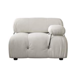 Magic Home Chameleon 34.6 in. Square Arm 1-piece Modern Velvet Modular ...