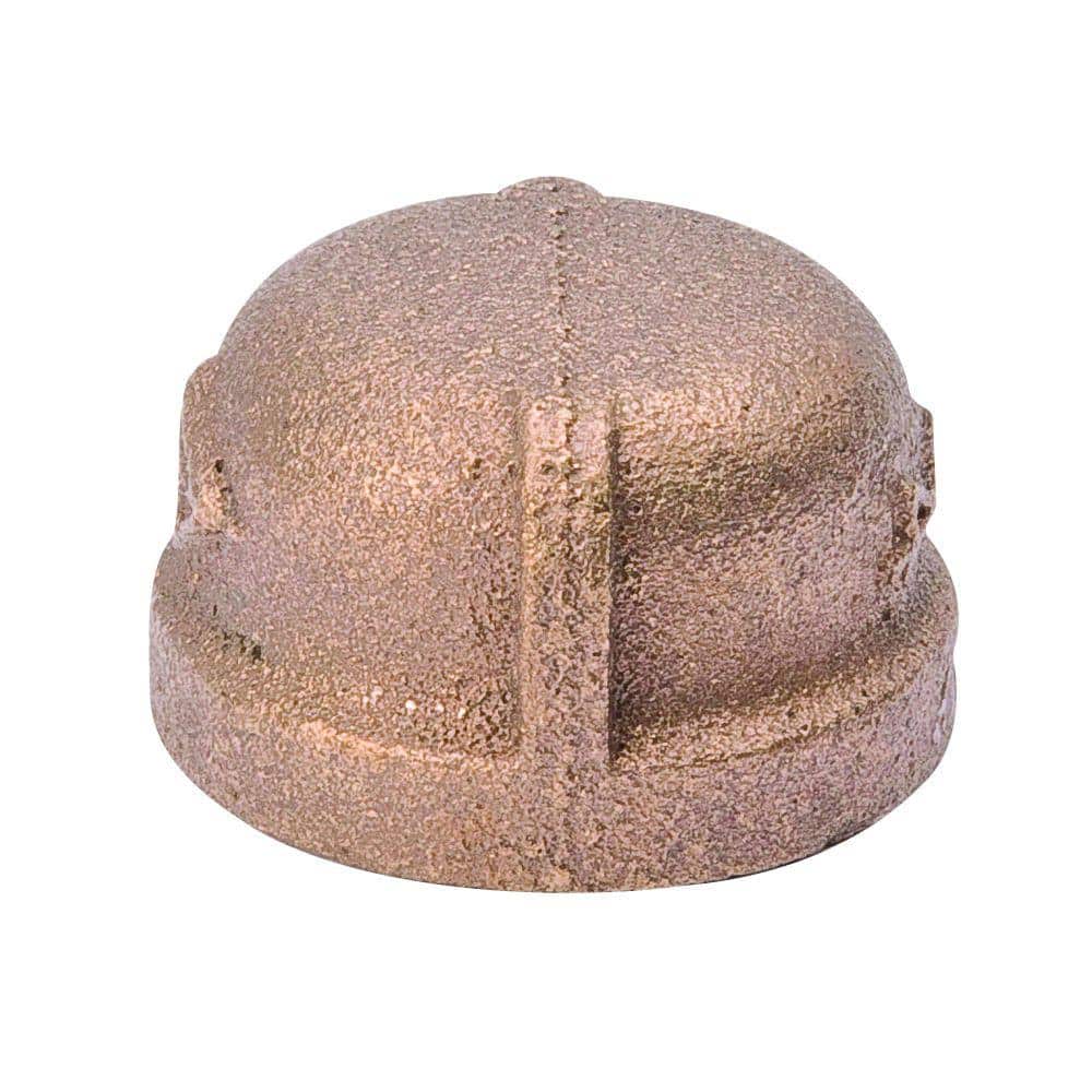 Mueller Streamline 3/4 in. Brass Threaded Pipe Cap 457-004HC - The Home ...