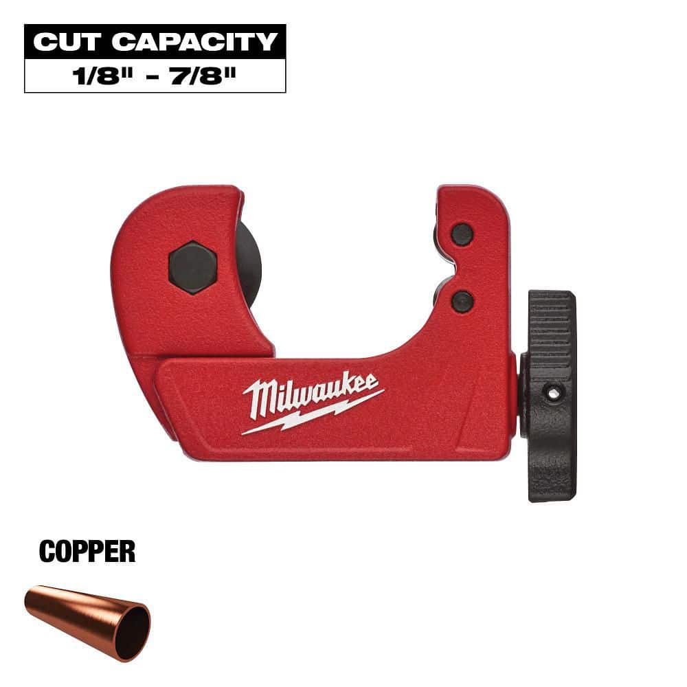 Milwaukee 3/4 in. Mini Copper Tubing Cutter 48-22-4258 - The Home Depot