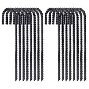 Laybus 16 in. I Hook Rebar Stakes, Made of Premium Steel, Perfect for ...