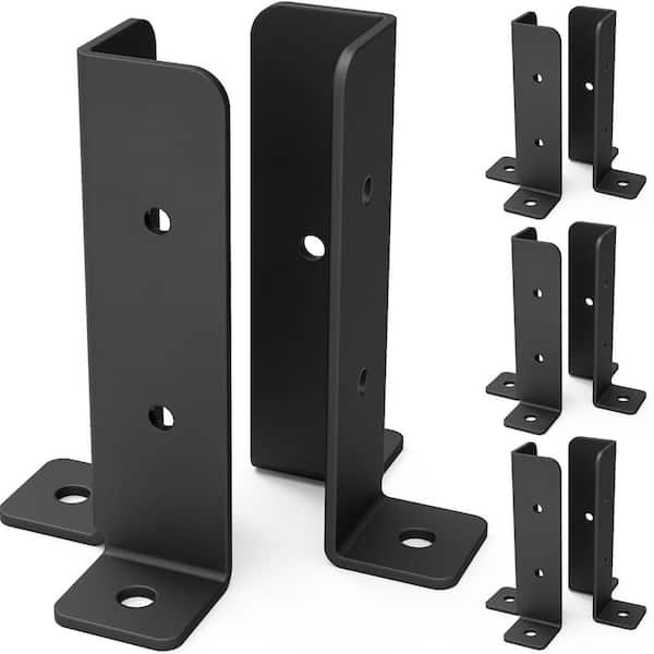 NVNOO Adjustable Deck Post Anchor Brackets Kit Fit 1. 5x1. 5,2x2,2x4 ...