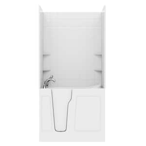 Universal Tubs Nova Heated Series 29 in. x 52 in. Left Drain Air Jetted ...