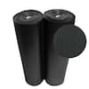 Rubber-Cal Corrugated Ramp Cleat 3 ft. x 8 ft. Black Rubber Flooring ...
