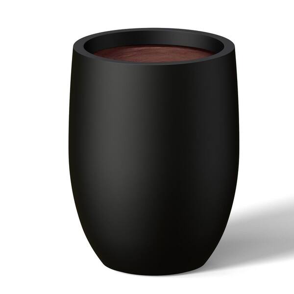 DurX-litecrete 12.5 in. W x 16.5 in. H Matte Black(Enhanced Interior ...
