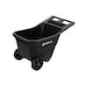 GORILLA CARTS 4.5 cu. ft. Poly Garden Cart, 300 lbs. Capacity, 9 in. Maintenance-Free Solid ...