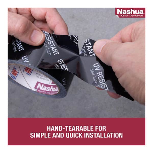 Nashua Tape 1.89 in. x 35 yd. HVAC Line Set Duct Tape in Black 1529834 ...