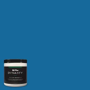 BEHR PREMIUM PLUS 8 oz. #P500-7 Cosmic Cobalt Satin Enamel Interior ...