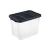 Sterilite 30-Qt. Stacker Box - Ink Lid 14734K06 - The Home Depot