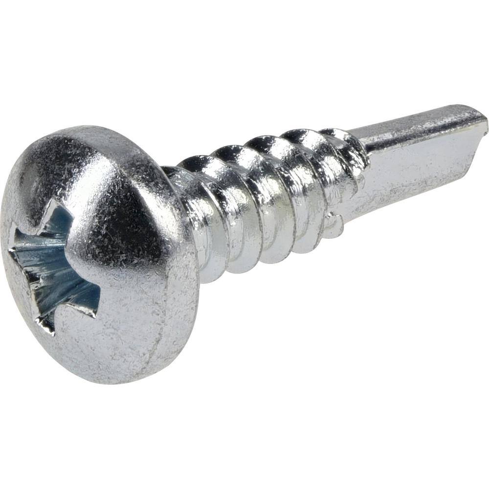 Everbilt #10 x 1/2 in. Phillips Self-Drilling Pan Head Screws (1 lb ...
