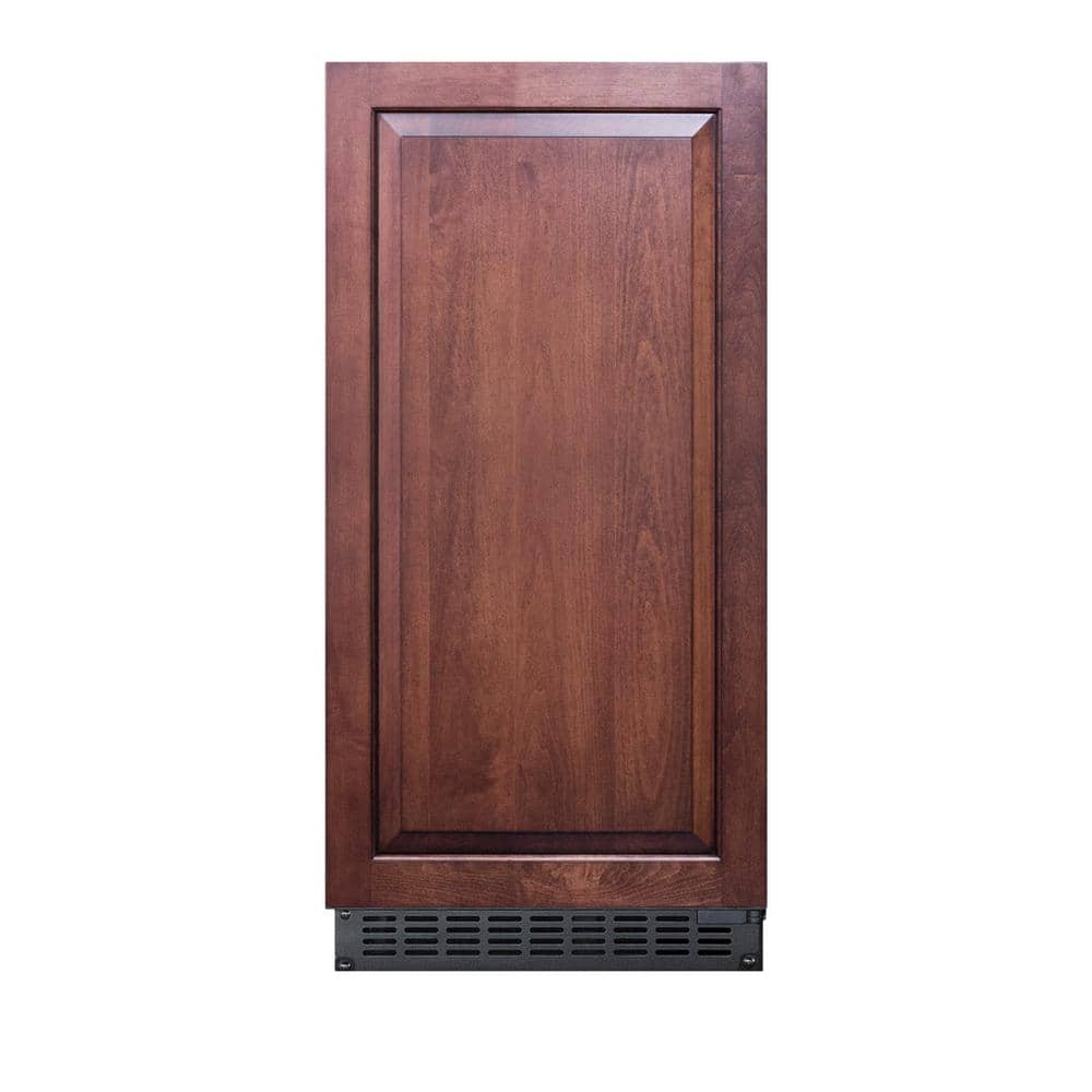 Summit Appliance 15 in. 62 lbs. Built-in Ice Maker in Stainless Steel ...