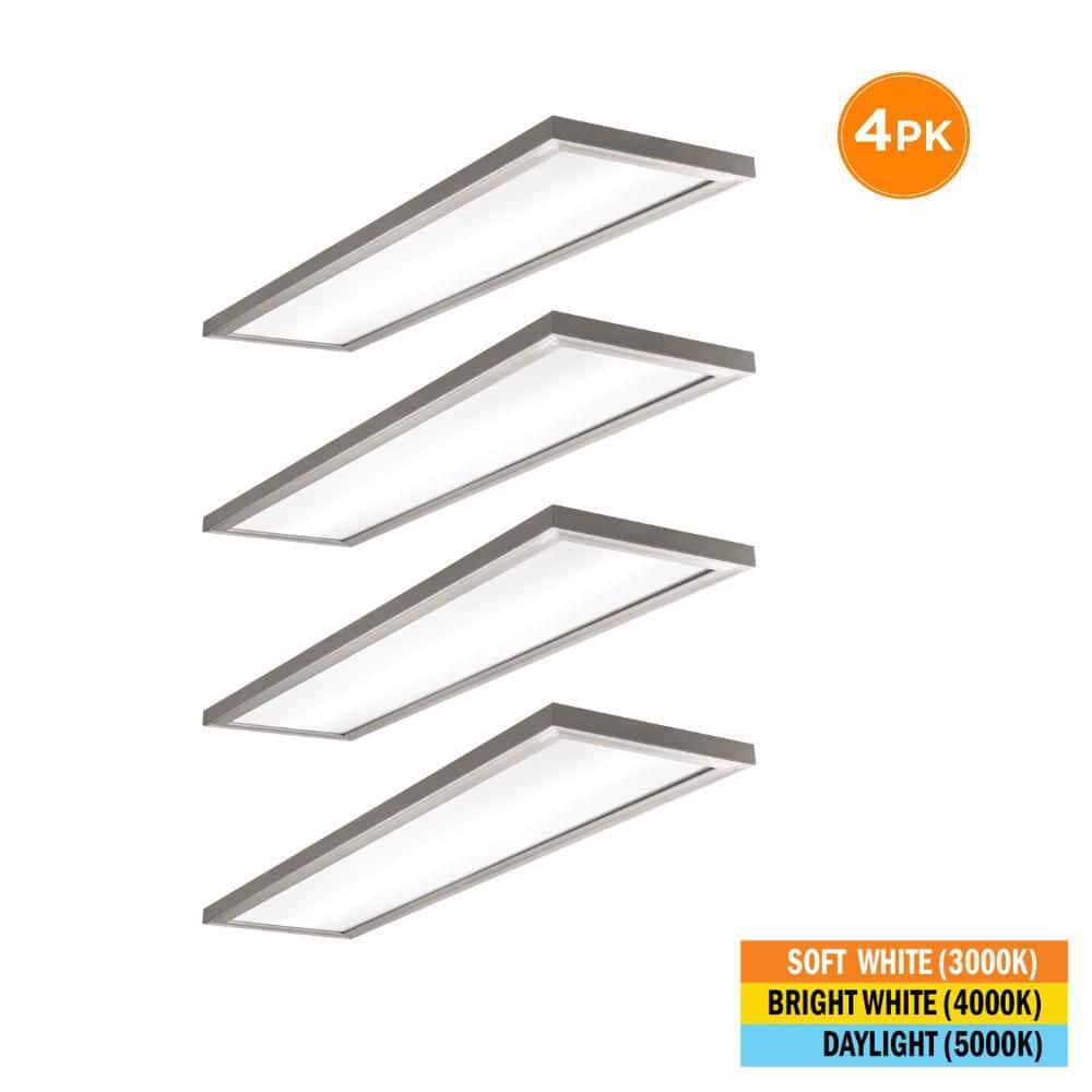 Reviews for Commercial Electric 1'x4' Surface Mount w/ Color Select ...