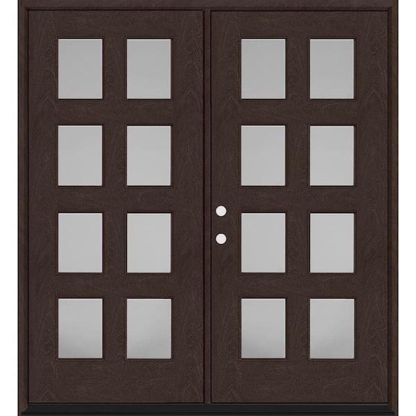 Steves & Sons Regency 72 in. x 80 in. 8L Modern Clear Glass RHIS ...